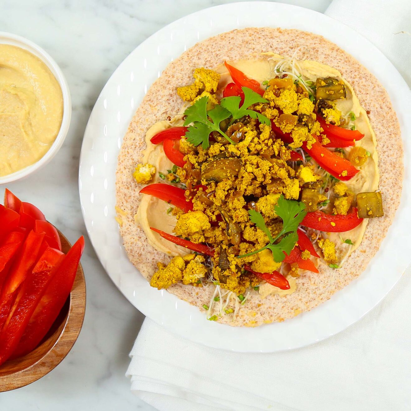 Vegan Breakfast Wrap - The Domestic Geek