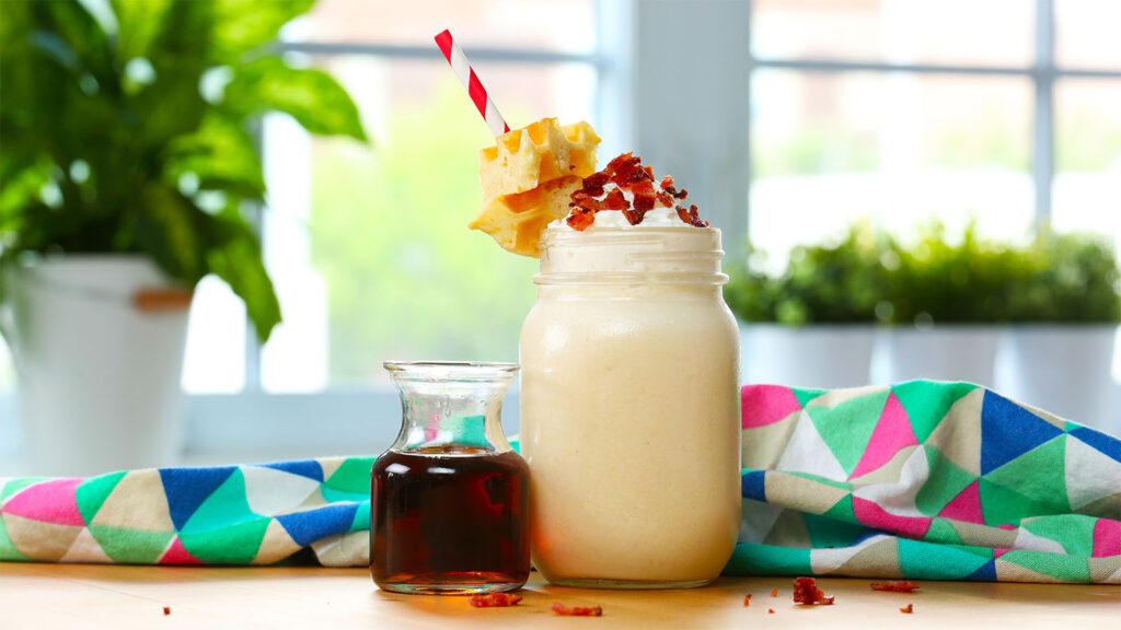 Maple Waffle Milkshake - The Domestic Geek