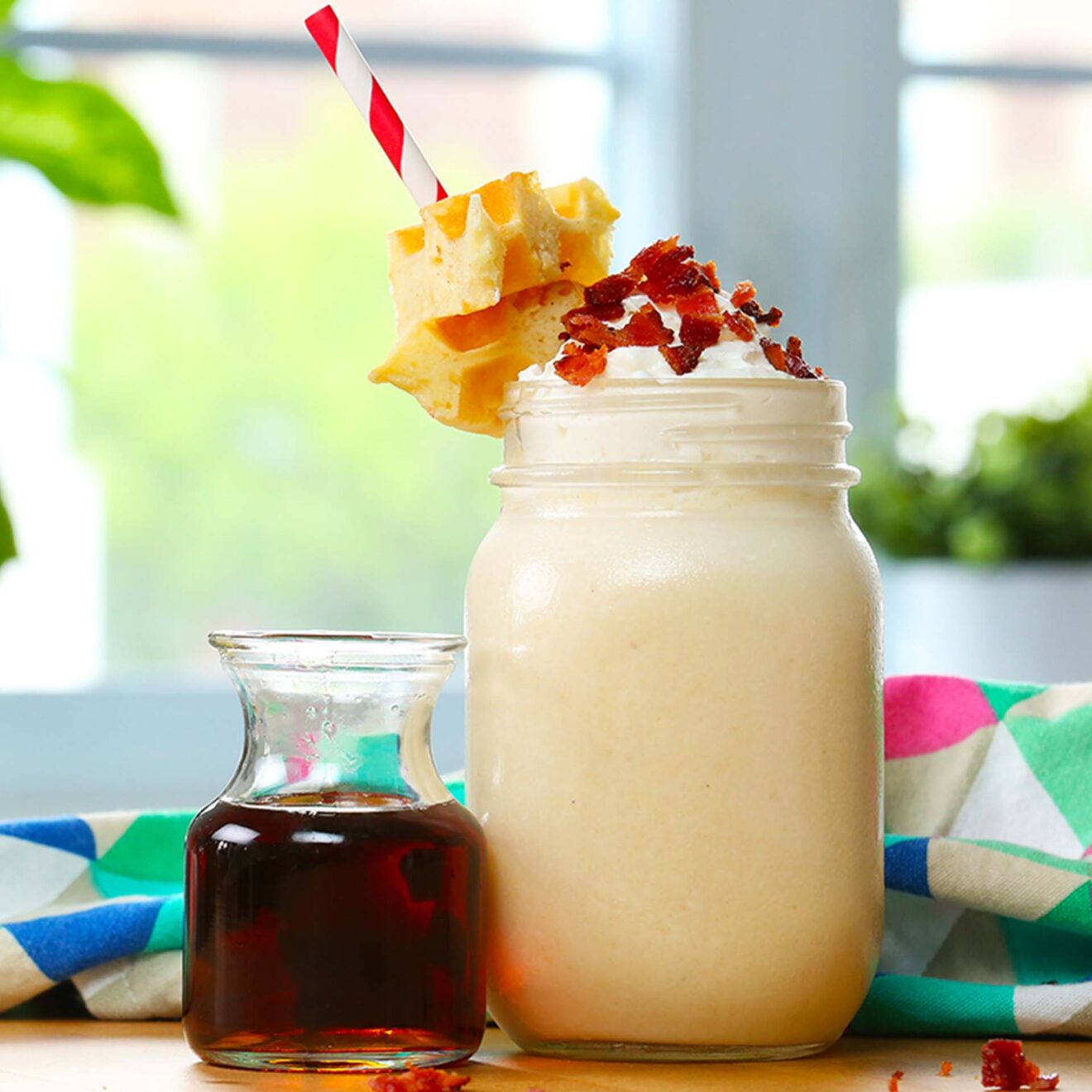 Maple Waffle Milkshake - The Domestic Geek