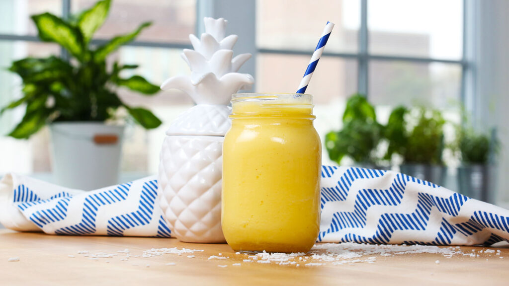 Pineapple Coconut Slushy - The Domestic Geek