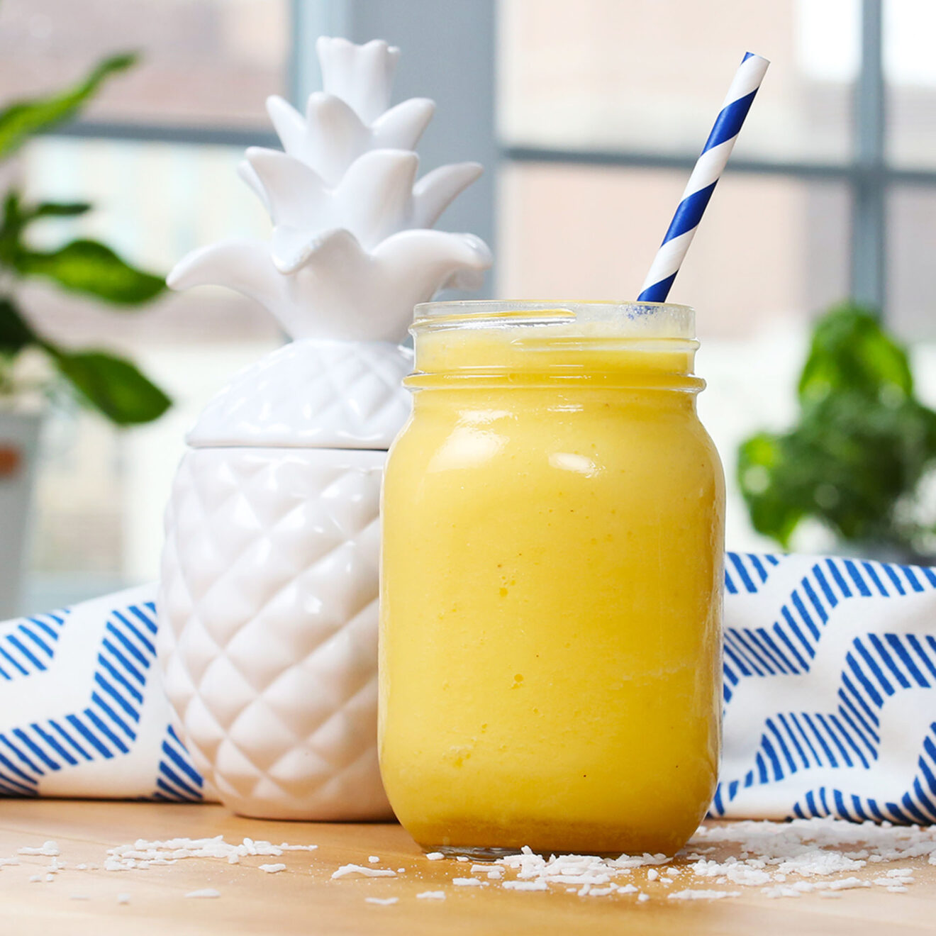 Pineapple Coconut Slushy - The Domestic Geek