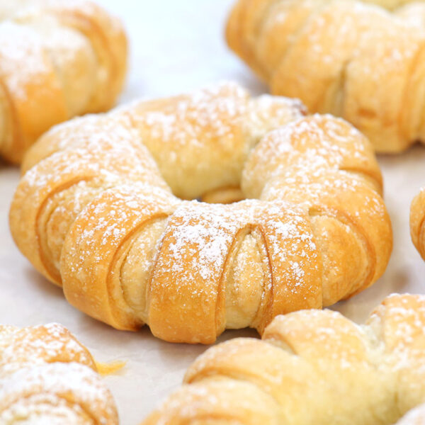 Puff Pastry Nutella Donuts - The Domestic Geek