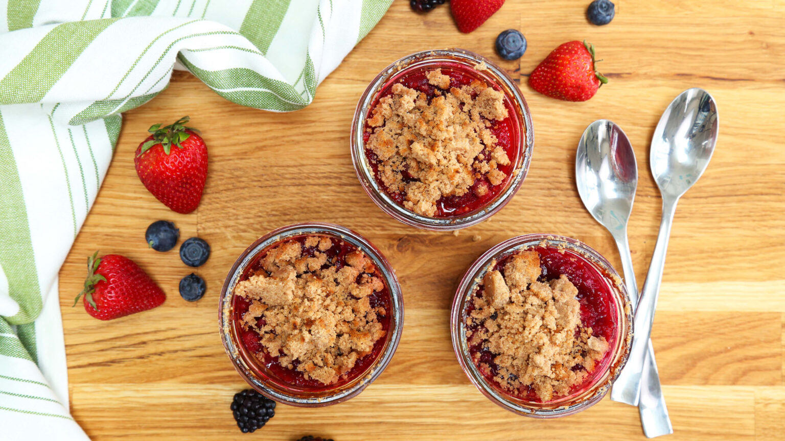 Triple Berry Crumble - The Domestic Geek