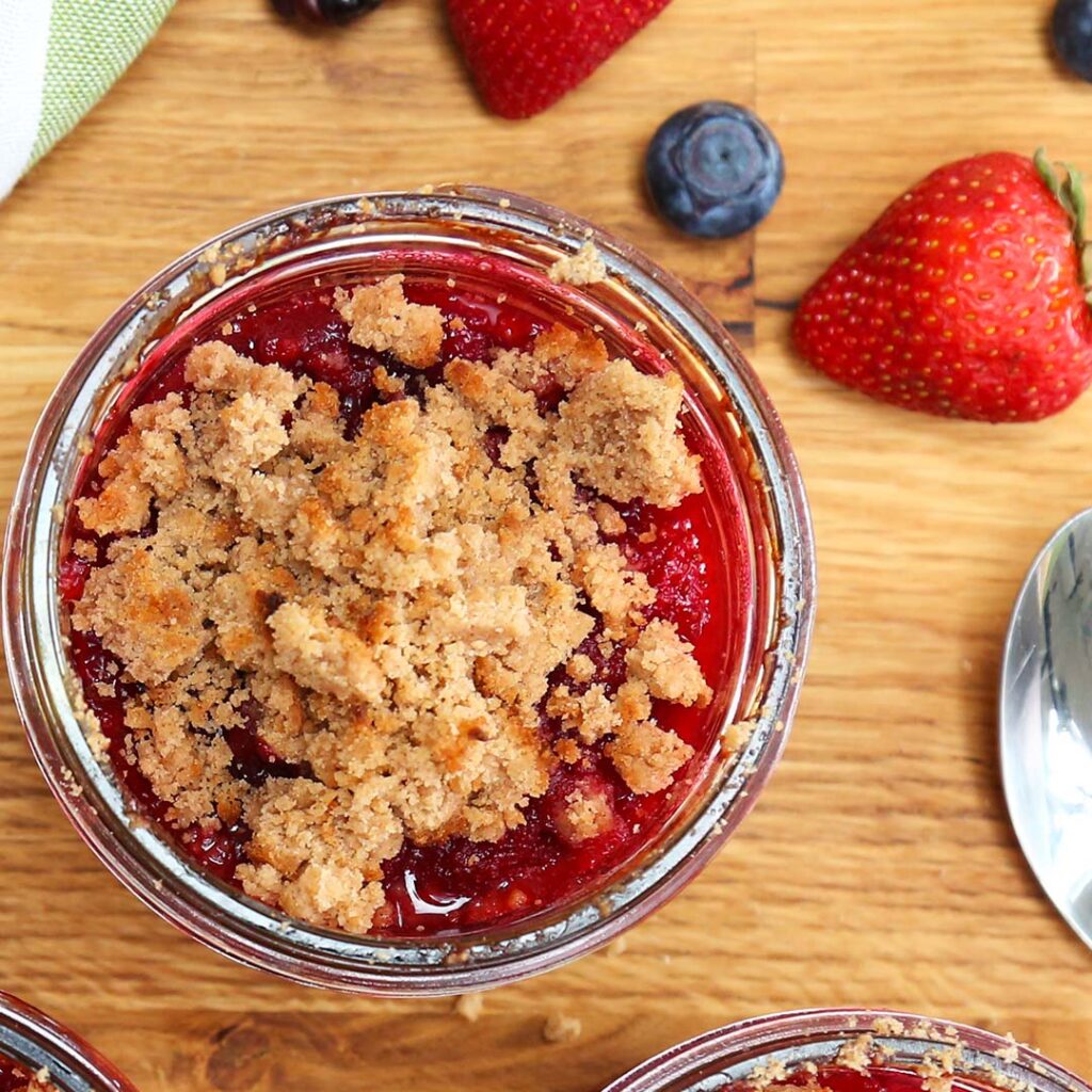 Triple Berry Crumble - The Domestic Geek