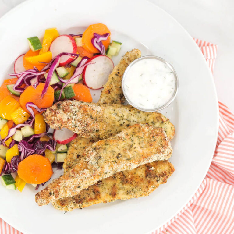 Almond Ranch Chicken Fingers - The Domestic Geek