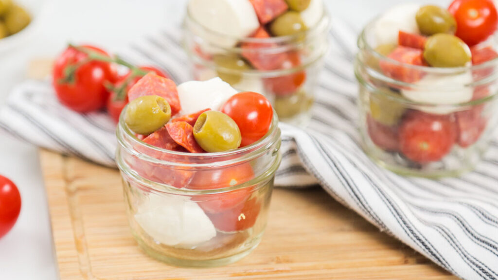 Antipasto Snack Cups - The Domestic Geek