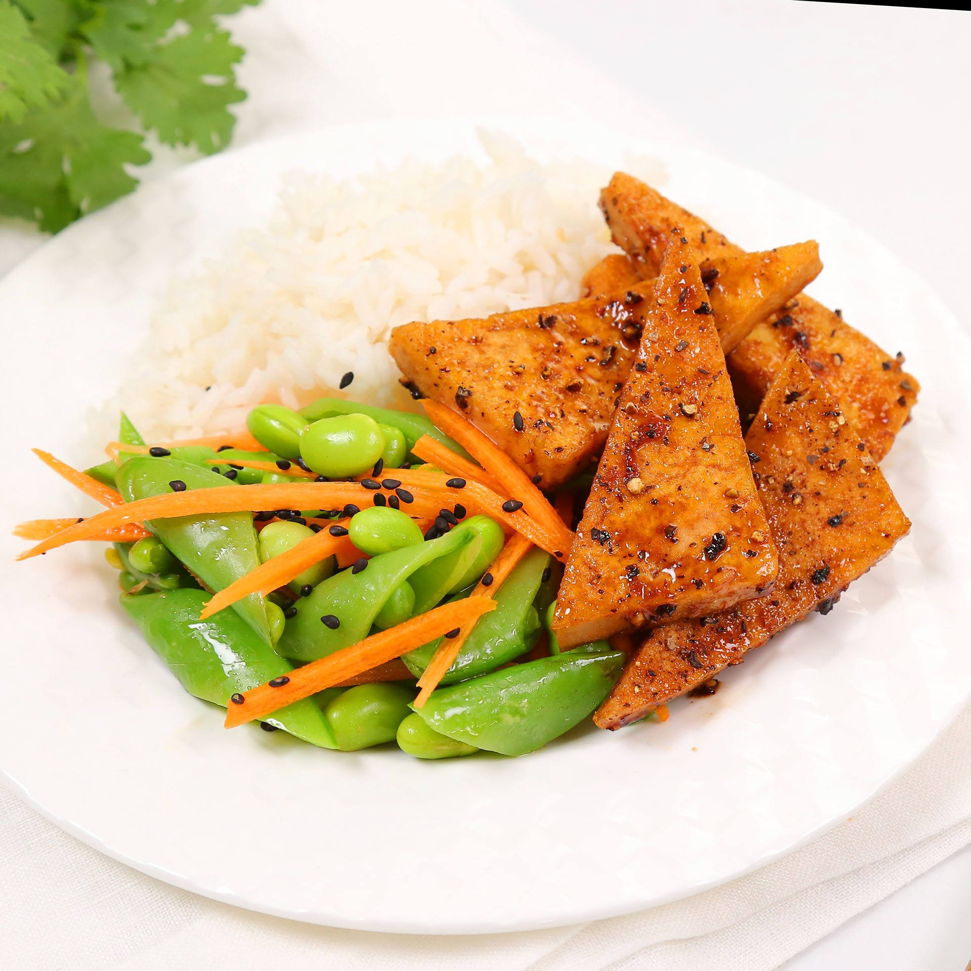Black Pepper Tofu - The Domestic Geek