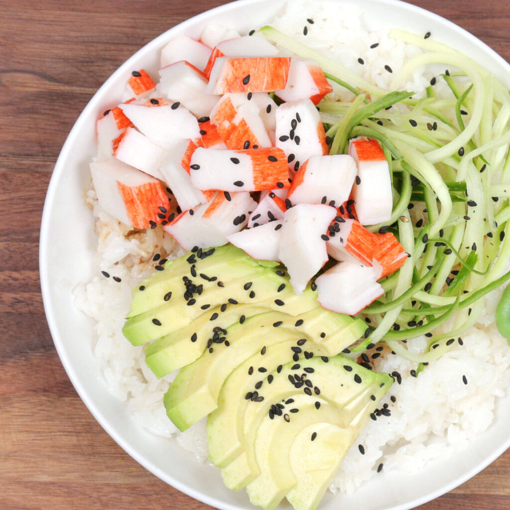 California Roll Lunch Bowl - The Domestic Geek