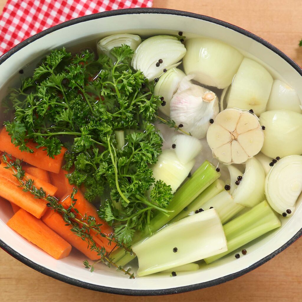 Classic Chicken Broth - The Domestic Geek