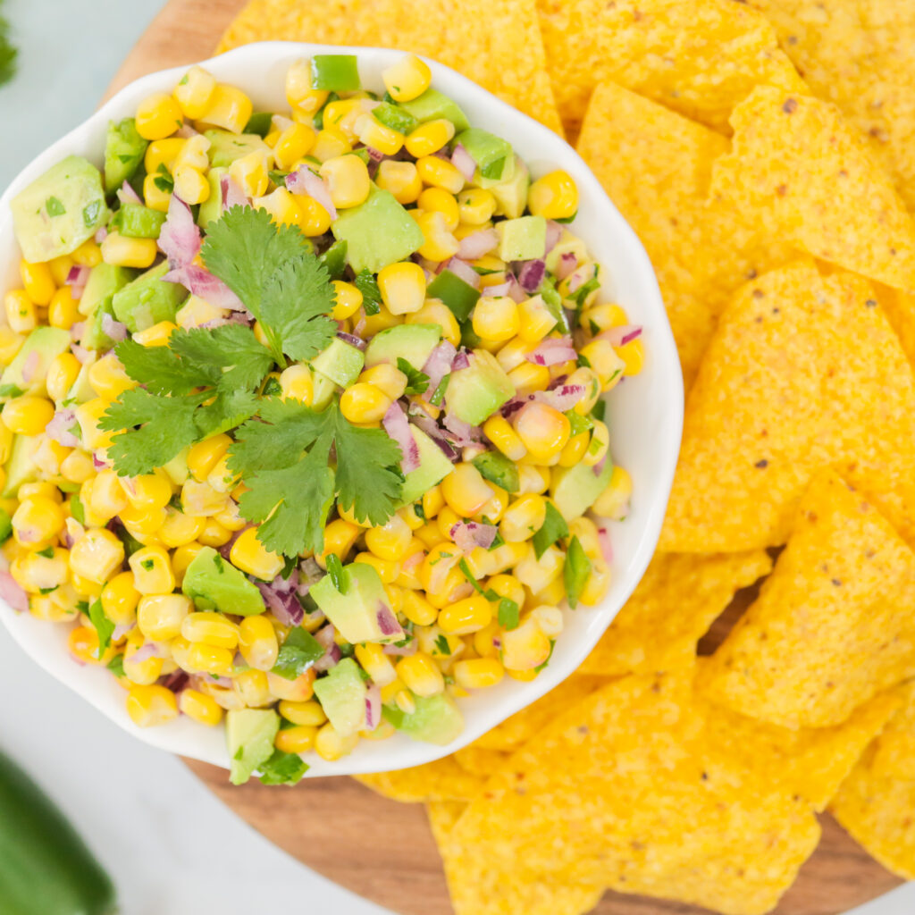 Corn & Avocado Salsa - The Domestic Geek