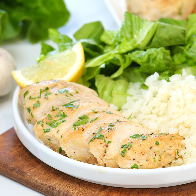 Creamy Caesar Chicken - The Domestic Geek