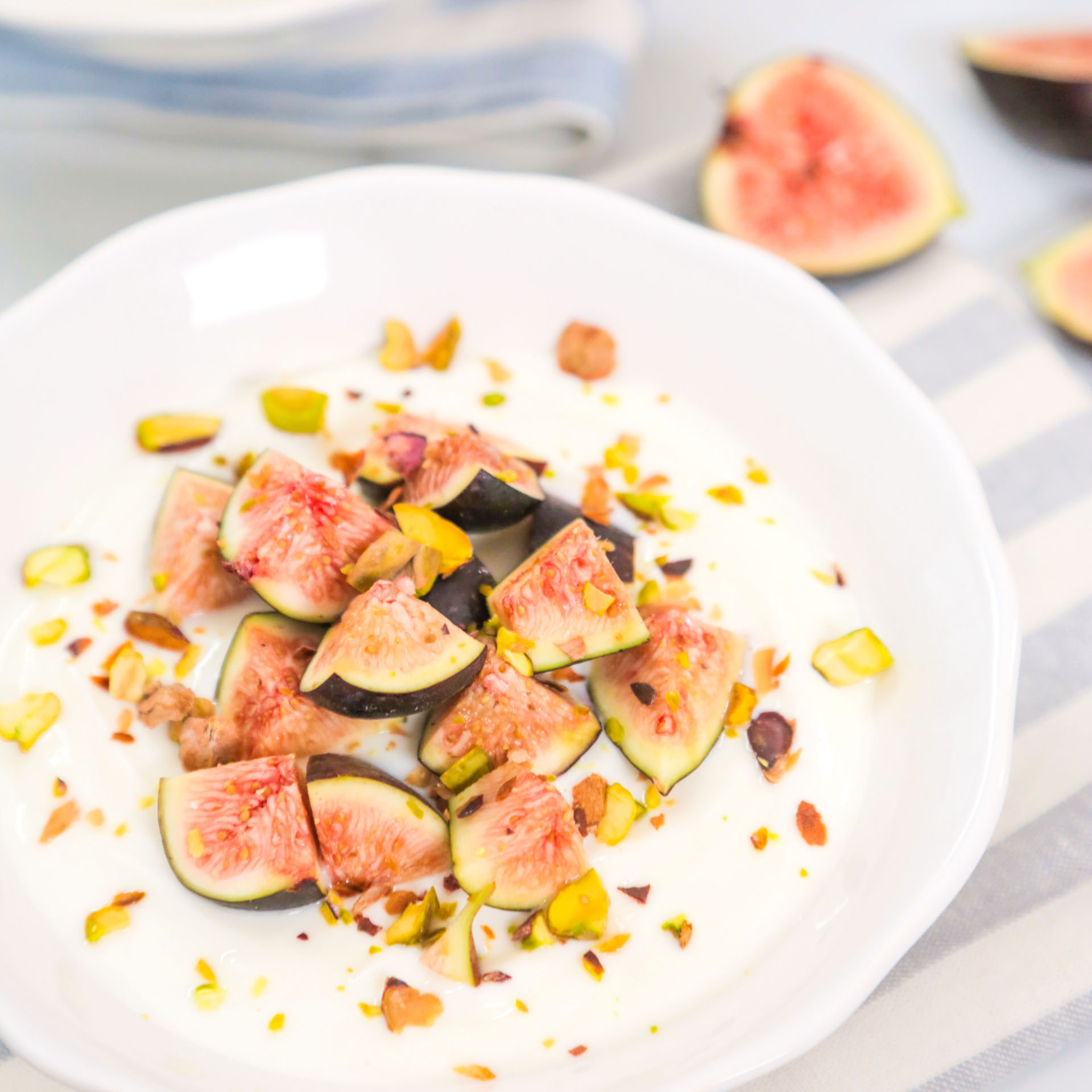 Fig & Pistachio Greek Yogurt - The Domestic Geek