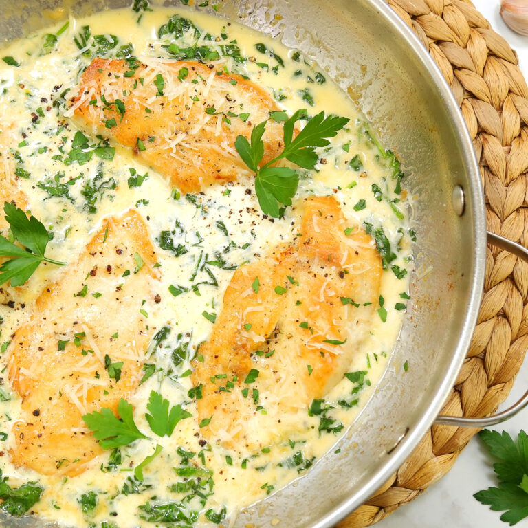 Garlic Parmesan Chicken - The Domestic Geek