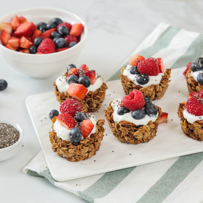 Granola Tart Cups - The Domestic Geek