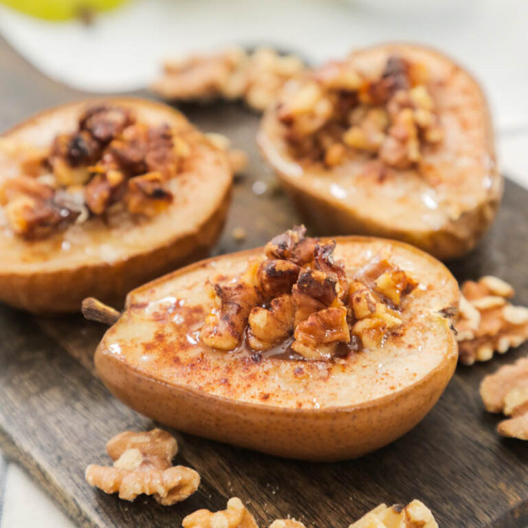 Honey Roasted Pears - The Domestic Geek