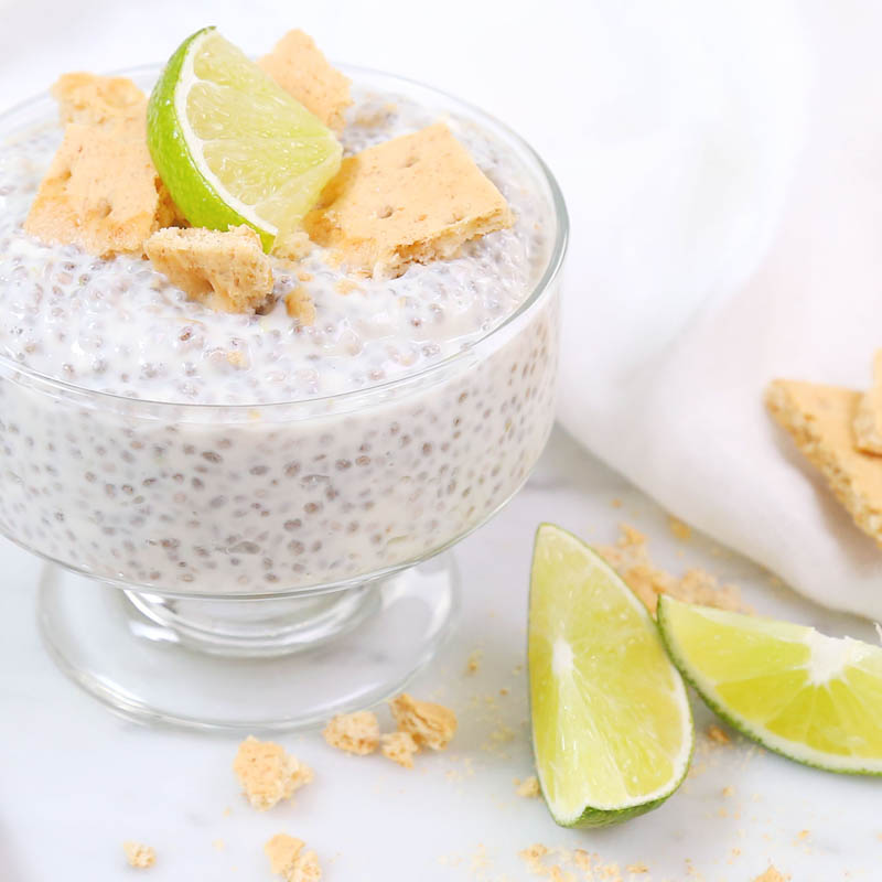 Key Lime Pie Chia Pudding - The Domestic Geek