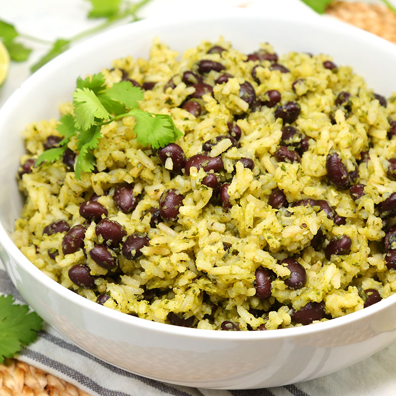 Mexican Green Rice - The Domestic Geek