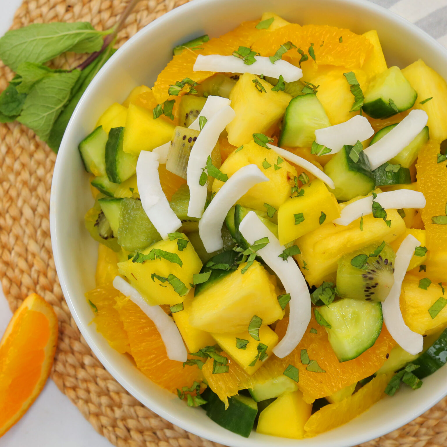 Morning Sunshine Fruit Salad - The Domestic Geek