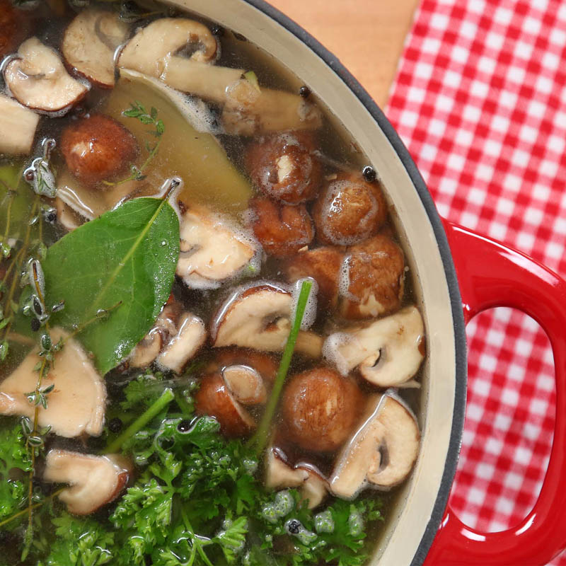 Mushroom Broth - The Domestic Geek