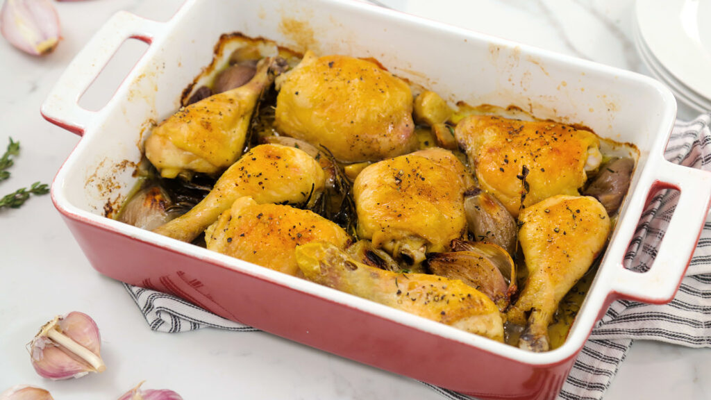 Rustic Roasted Chicken - The Domestic Geek