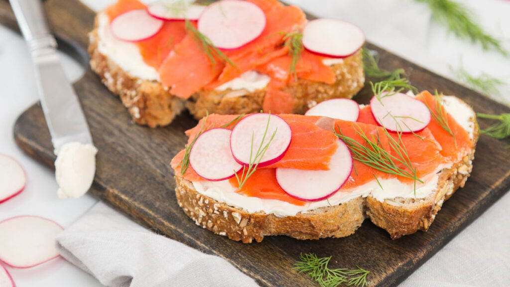 Smoked Salmon Toast - The Domestic Geek