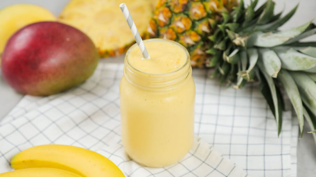 Tropical Yellow Smoothie - The Domestic Geek