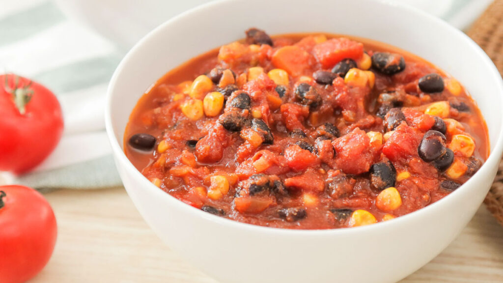Vegetarian Black Bean Chili - The Domestic Geek
