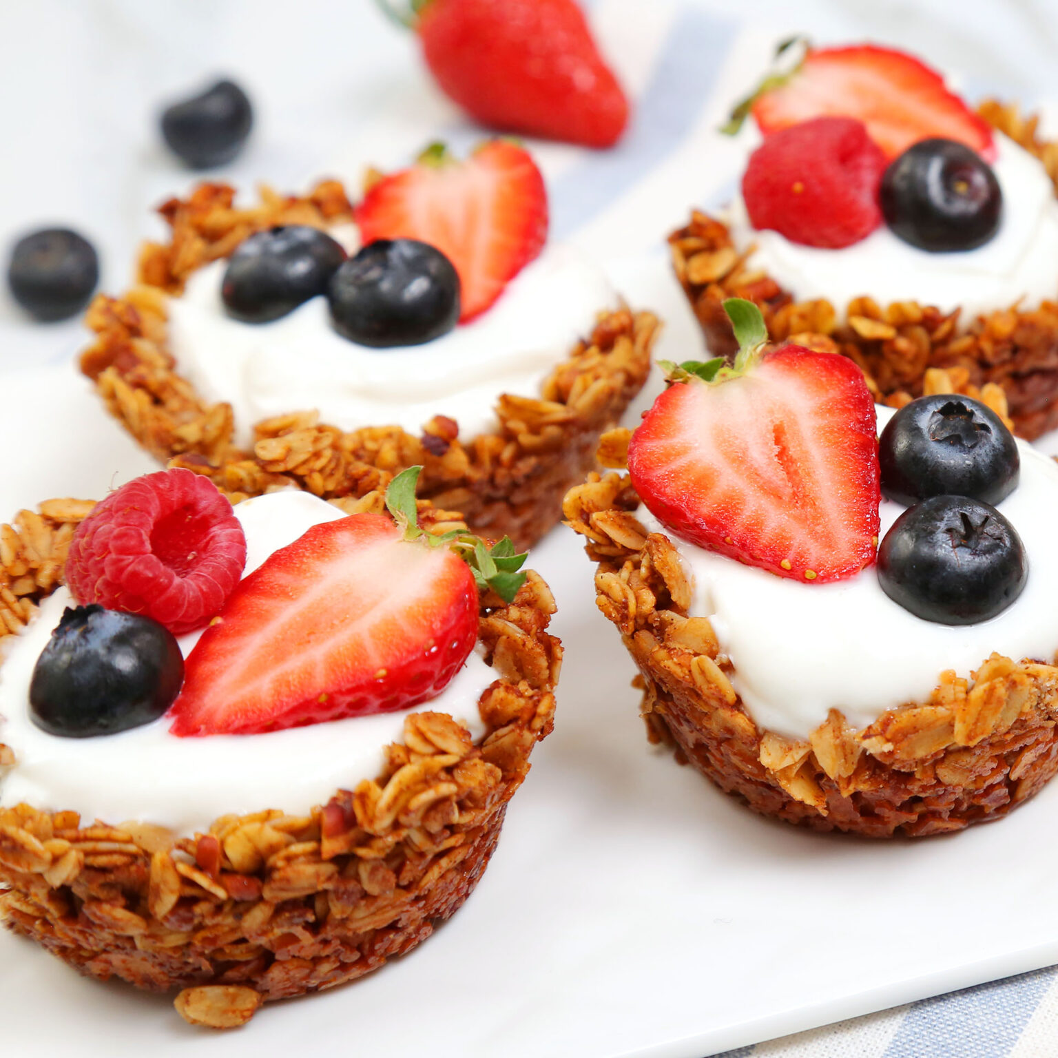 Very Berry Granola Cups - The Domestic Geek