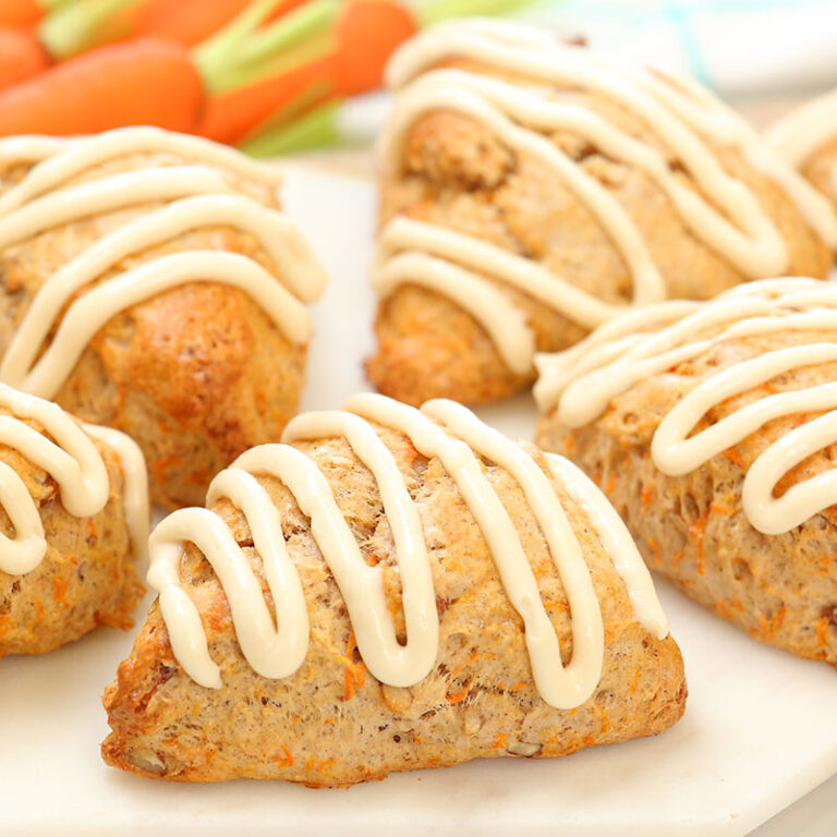 Carrot Cake Scones - The Domestic Geek