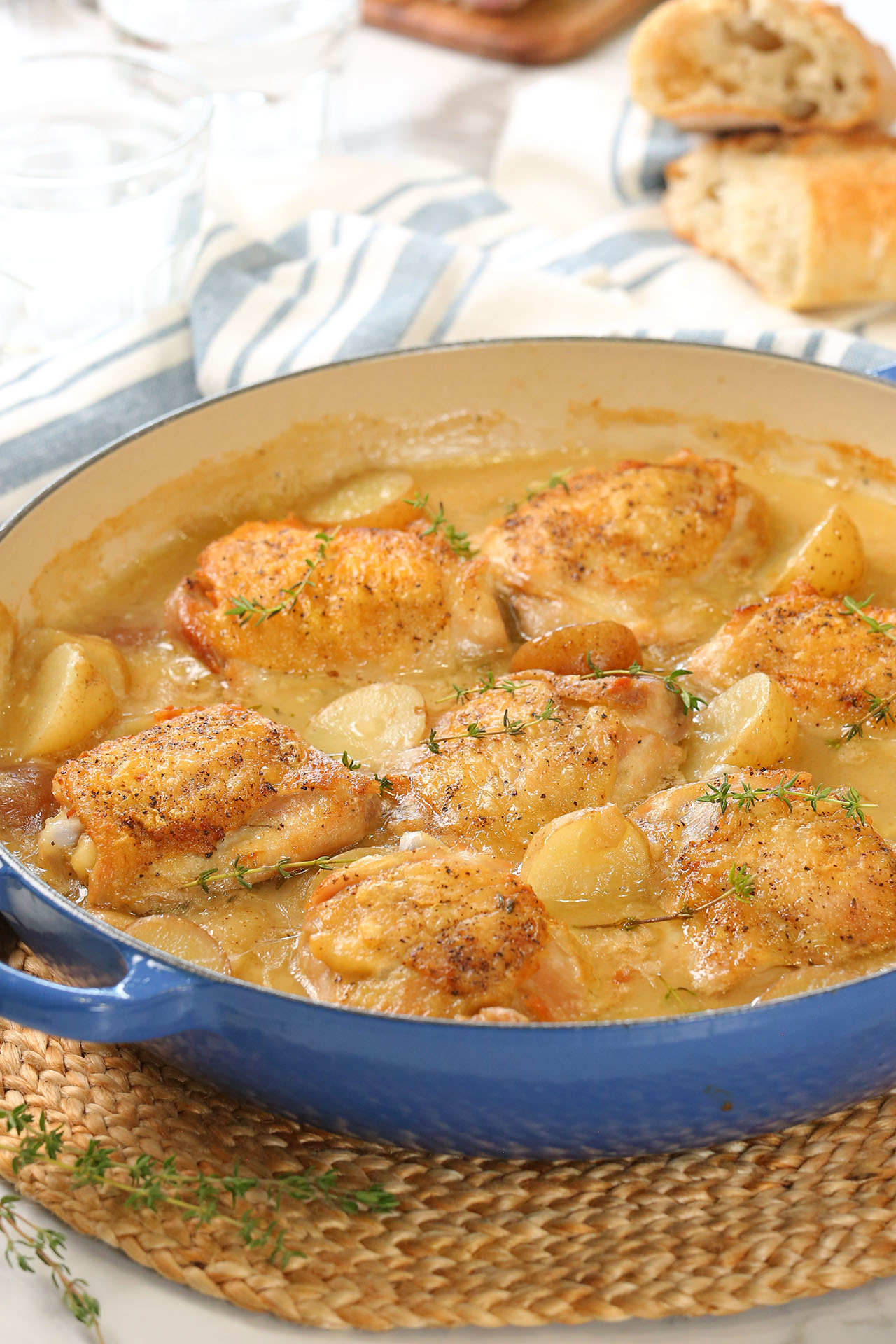 Roast Chicken & Potatoes - The Domestic Geek