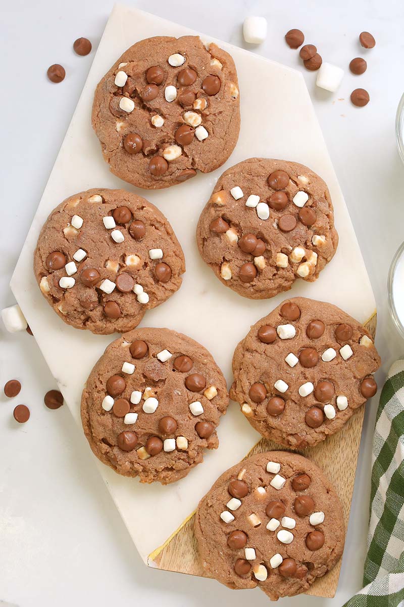 Hot Chocolate Cookies - The Domestic Geek