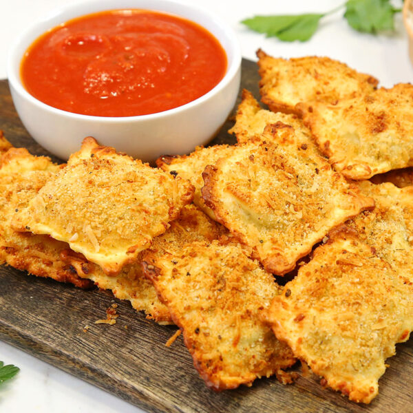 Crispy Ravioli Bites - The Domestic Geek
